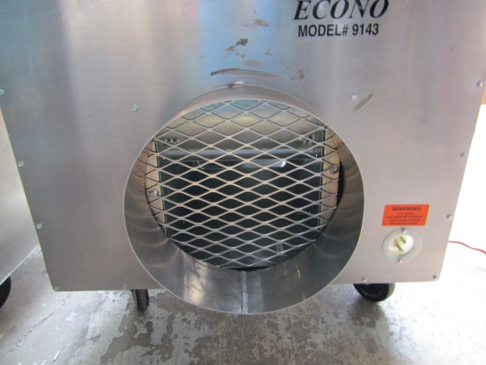 Lot of 2 Aerospace America Econo Model 9143 Negative Air Machine for sale