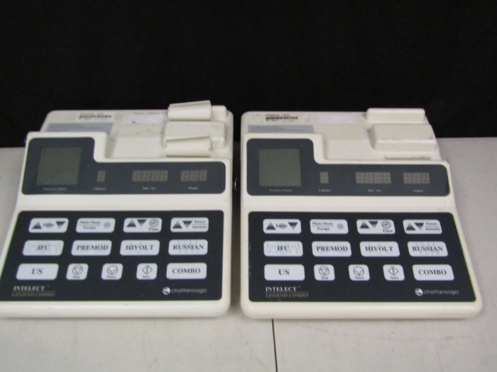 Lot of 2 Chattanooga Intelect Legend Channel Combo 4C 7550 Ultrasound ...