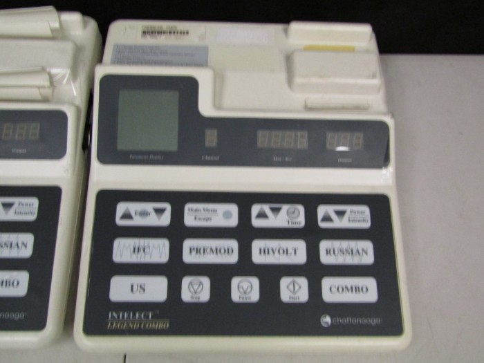 Lot of 2 Chattanooga Intelect Legend Channel Combo 4C 7550 Ultrasound ...