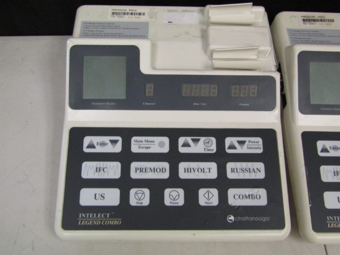 Lot of 2 Chattanooga Intelect Legend Channel Combo 4C 7550 Ultrasound ...