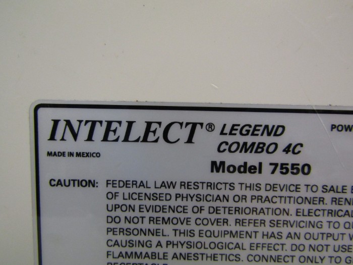 Lot of 2 Chattanooga Intelect Legend Channel Combo 4C 7550 Ultrasound ...