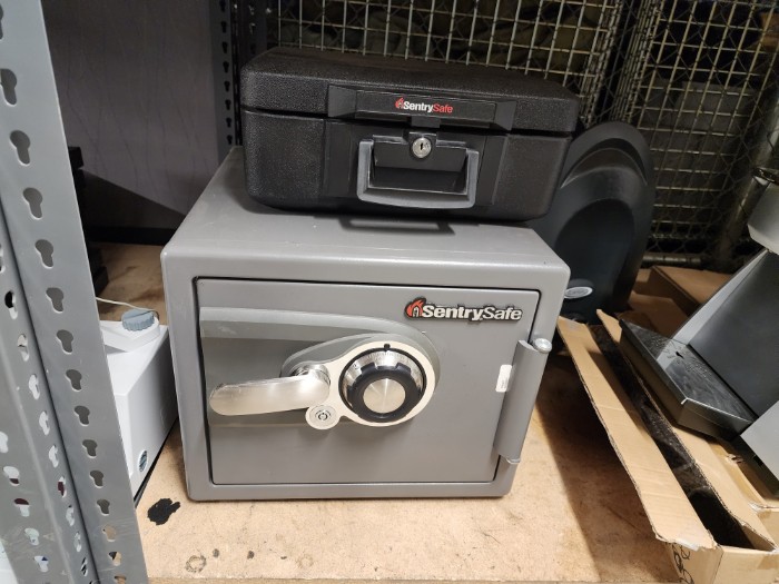 Lot of two sentry safes for sale
