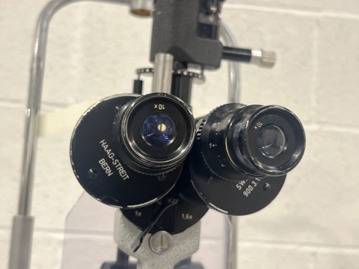 Medical Ophthalmic Slit Lamp on Mobile Exam Stand for sale