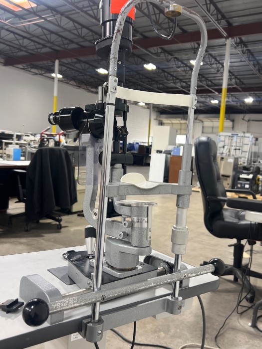 Medical Ophthalmic Slit Lamp on Mobile Exam Stand for sale
