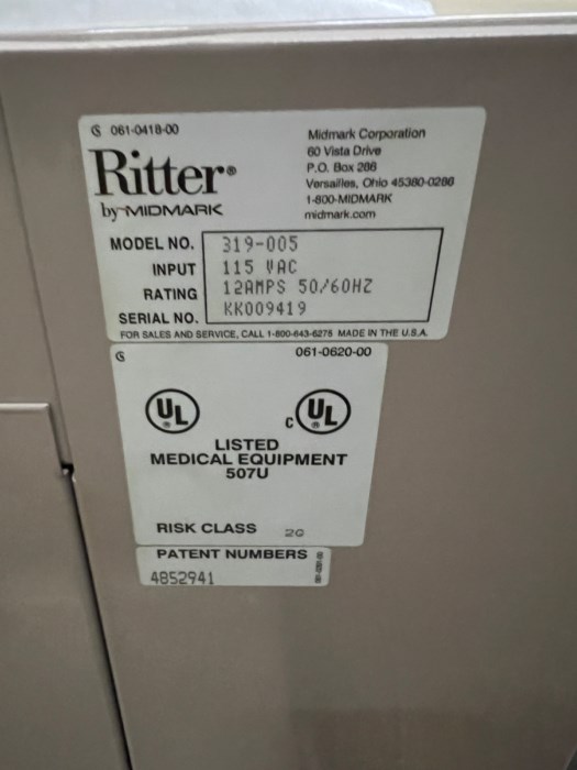 Midmark Ritter 75 Evolution for sale