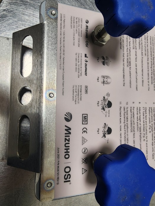 Mobile Medical Device Cart + OSI D28700CE ProneView Table Platform for sale