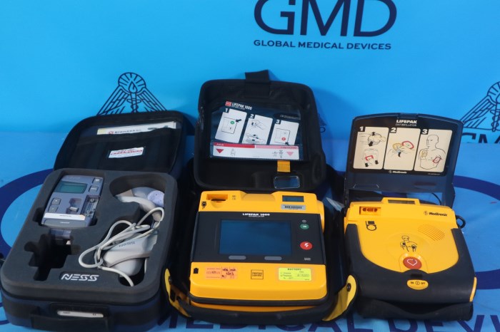 NESS Wireless system kit, Physic control Lifepack Defibrillator ...