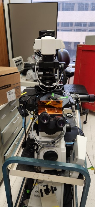 Nikon Eclipse TE2000-E Microscope with Cool Snap Camera( 1 Single 10X ...