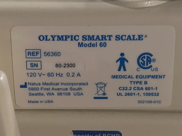 Olympic Smart Scale Rapid Weigh Model 60 for sale