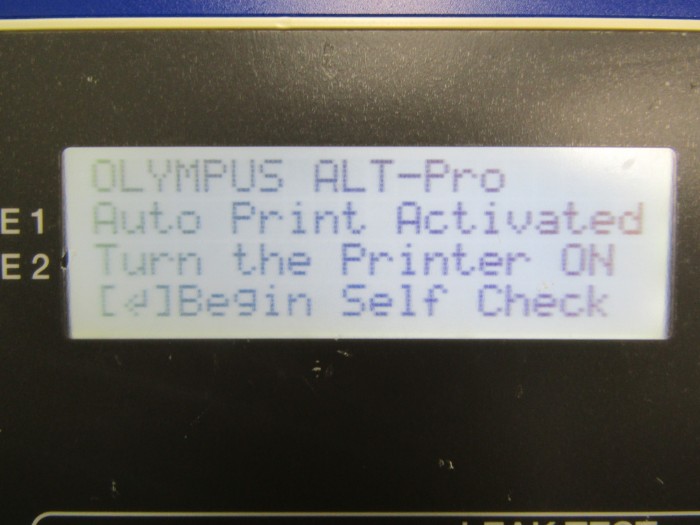 Olympus ALT-Pro Automated Endoscope Leak Tester W/ 2 Olympus Leak Test ...