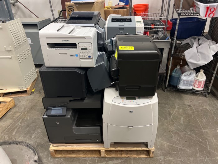 Pallet of Printers for sale