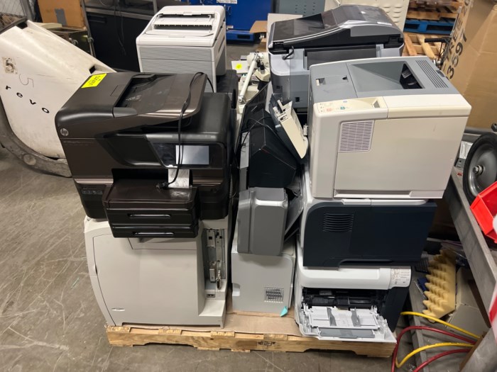 Pallet of Printers for sale
