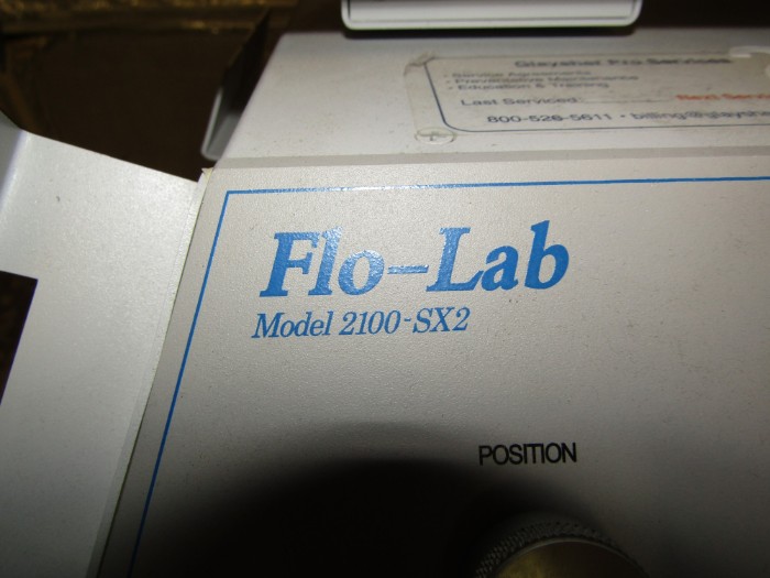 PARKS Medical Electronics FLO-LAB 2100-SX2 Doppler Waveform Analyzer ...