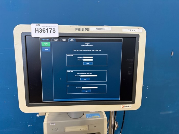 Philips IE33 Ultrasound Machine plus Probe X7-2t for sale