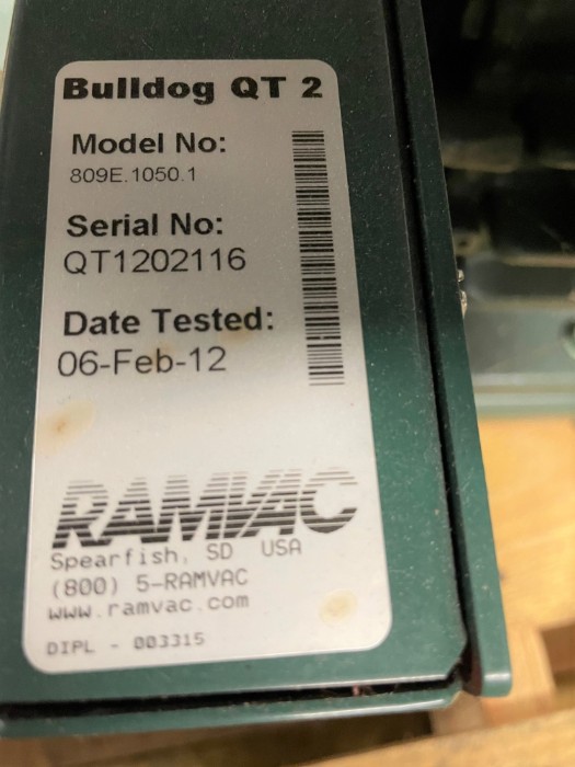 Ramvac Bulldog QT Dental Vacuum System w/ 50 Gallon Ramvac Otter Tanks ...