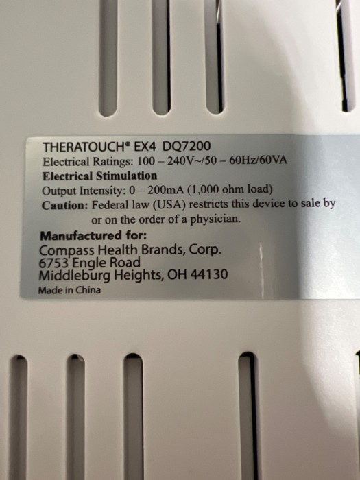 Richmar TheraTouch EX4 Electrotherapy System for sale