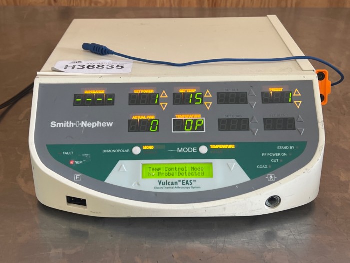 SmithNephew Vulcan EAS ElectroThermal Arthroscopy System w/ Foot Pedal ...