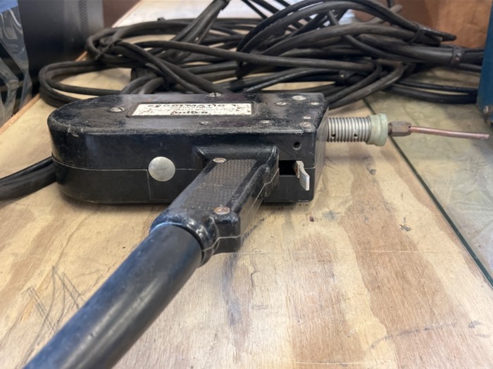 Somatic Feeder Gun w/ Millermatic WC-1/S Weld Controller for sale