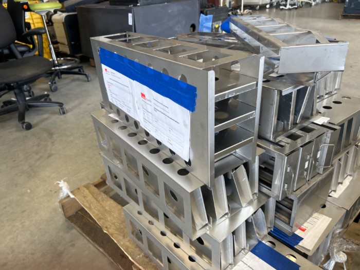 Stainless Steel Freezer Racks + Ohaus ES50R Bench Scale + NUAIRE DH ...