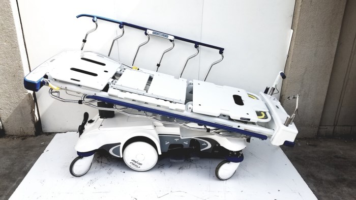 STRYKER 1125 Glideaway Stretcher Big Wheel Gurney Bed for sale