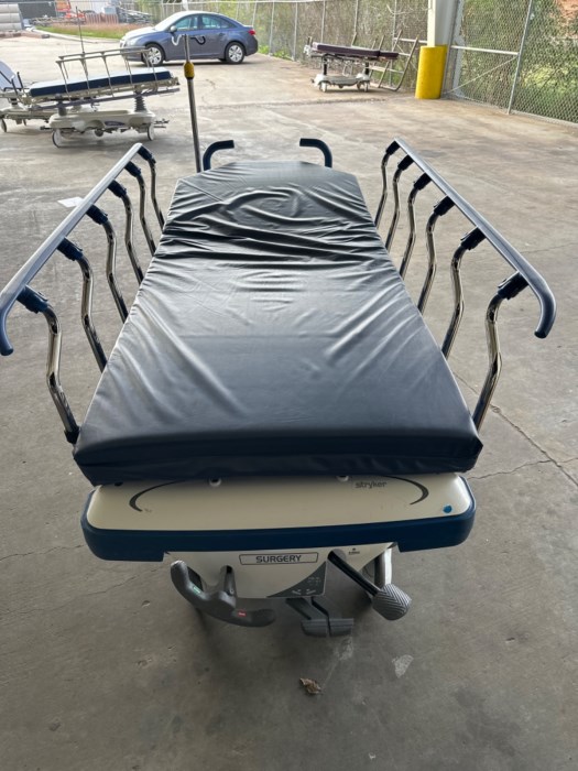 STRYKER MODEL 1115 BIG WHEEL STRETCHER/W Foot Controls for sale