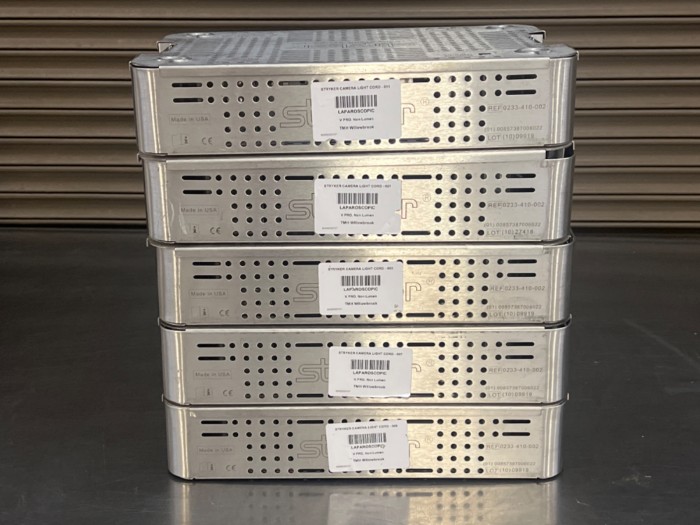 Stryker Ref: 0233-410-002 Camera Sterilization Trays (Lot of 11) for sale