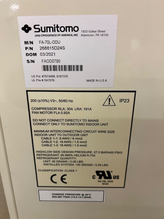 Sumitomo FA-70 Fan for sale