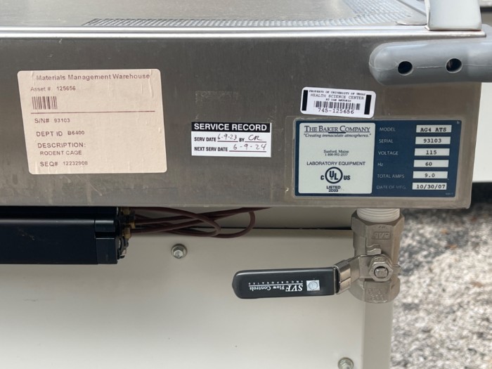 The Baker Company AniGard II Animal Transfer Station (Lot of 4) for sale