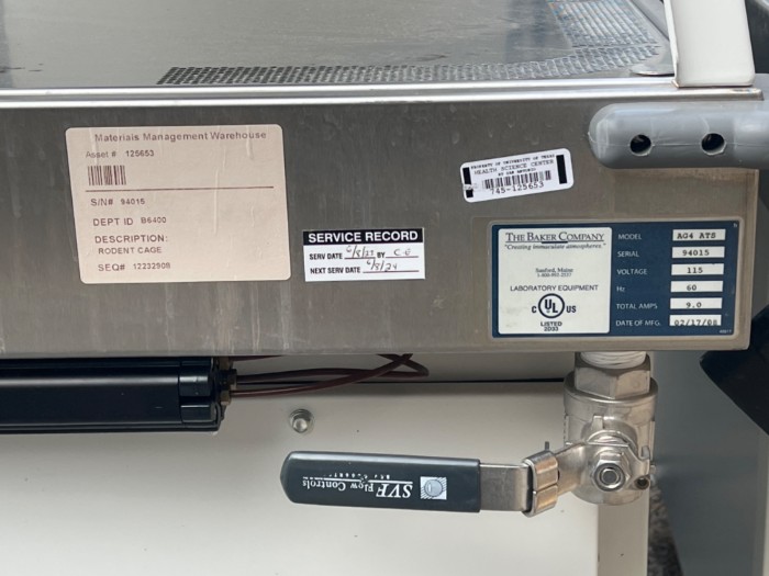 The Baker Company AniGard II Animal Transfer Station (Lot of 4) for sale