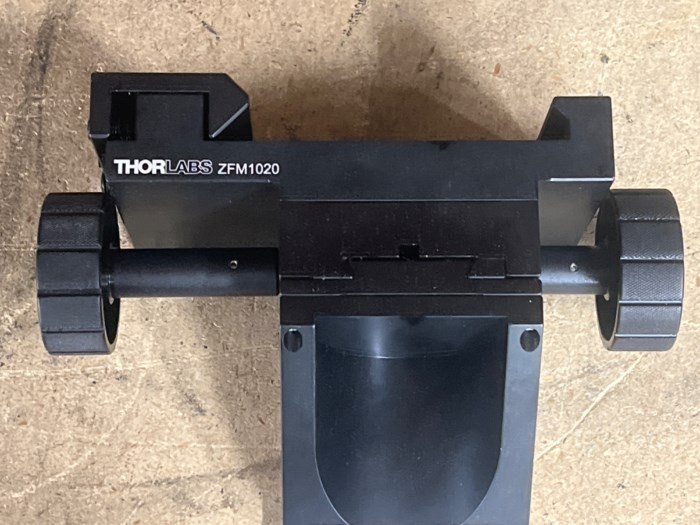 ThorLabs ZFM1020 Manual Condenser Focusing Module for Edge-Mounted Arms ...