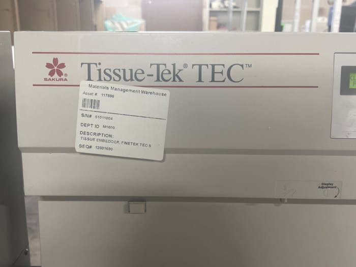 Tissue-Tek Tec 5 Embedding Machine & Tec 5 Cryo Module for sale