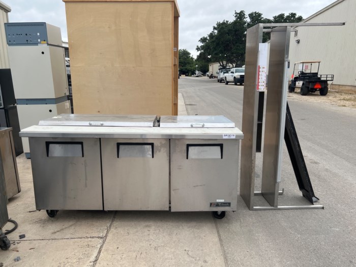 True Model: TSSU-72-30M-B-ST Three Compartment Reach-In Refrigerator ...