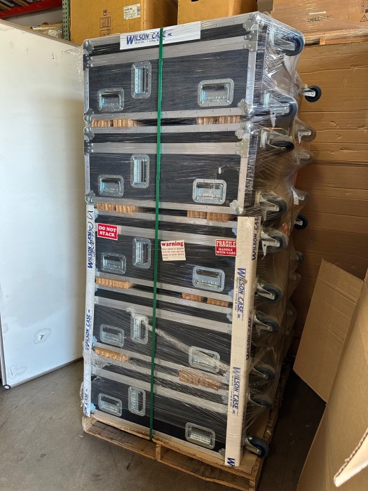 Wilson Shipping Cases for sale
